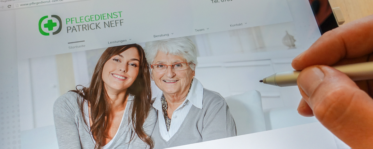 UPDATE Internetseite | Pflegedienst Patrick Neff